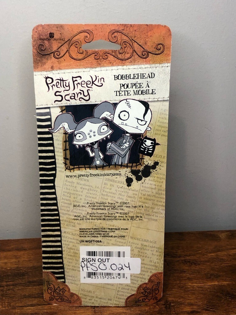 Rare Vintage Pretty Freekin Scary BobbleHead Brand New 2007 Disney | eBay