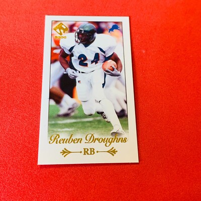 Reuben Droughns ROOKIE Oregon Ducks / Detroit Lions 2000 Private Stock ...