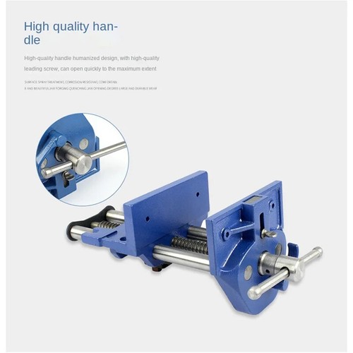 7 inch woodworking bench vise wooden vise guide rod with lever Quick ...