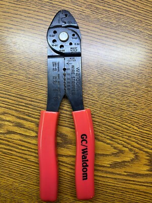 GC Waldom W-HTR-1919 Hand Crimp & Strip Tool for 14-24 Awg, | eBay