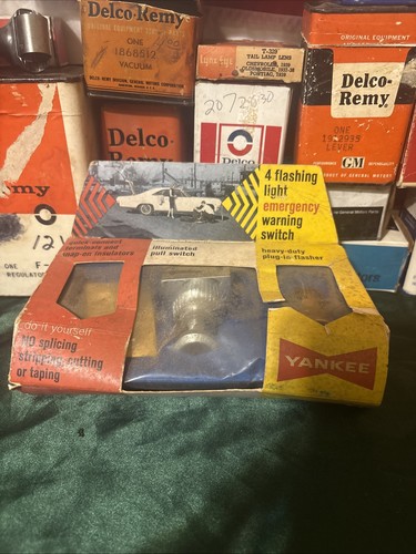 🔥 NOS Yankee Lighting 4 Way Emergency Warning Hazard Lights 50’s 60’s 👀 ...