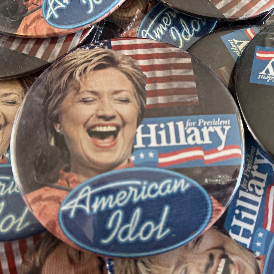 Hillary Clinton Campaign Pin Lot of 70 President Button 2008 Pinback ...