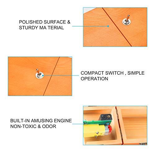 Useless Box Turns Itself Off in Wooden Storage Box Alone Machine Fully ...
