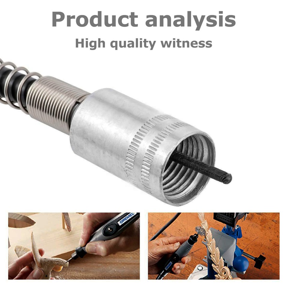 42" Extension Flexible Rotary Drill Tool Drive Flex Shaft Attachment ...