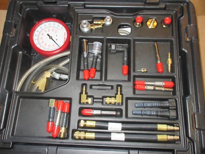 Snap-on Tools Master Fuel Injection Pressure Gauge Test Kit Set ...