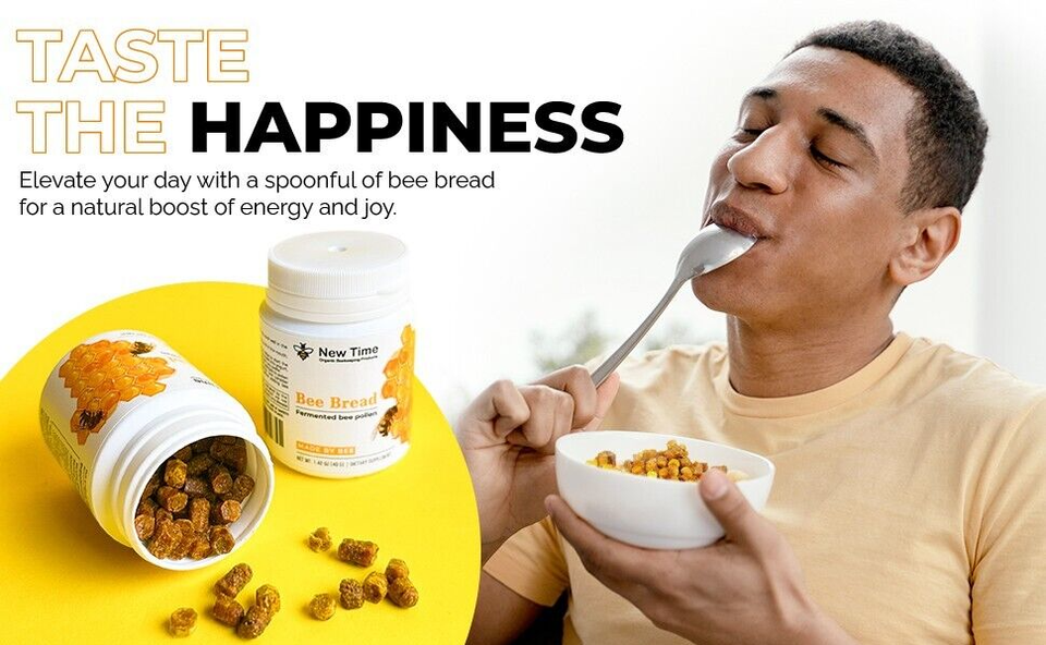 Bee Bread Pastilles Perga Pure Fermented Pollen Organic Supplement 1 ...