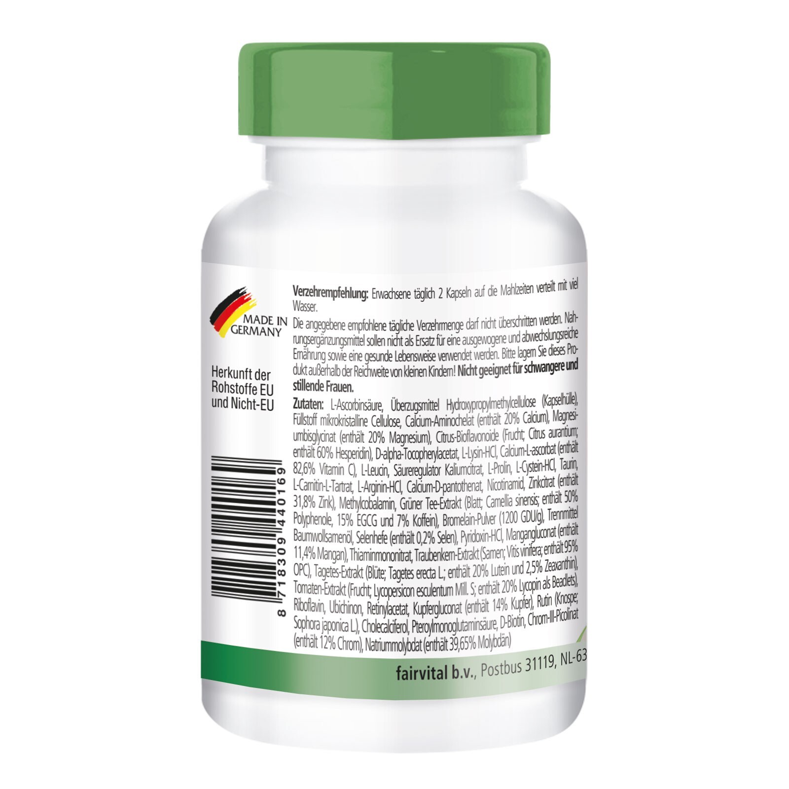 Cardivital Herzvitamine 90 Kapseln Multivitaminpräparat, bioverfügbar ...