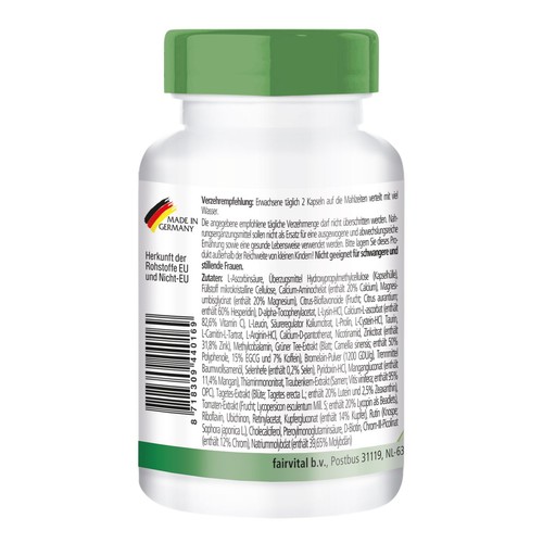 Cardivital Herzvitamine 90 Kapseln Multivitaminpräparat, bioverfügbar ...