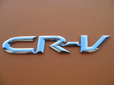 02 03 04 05 06 HONDA CRV CR-V REAR GATE CHROME EMBLEM LOGO BADGE SIGN ...