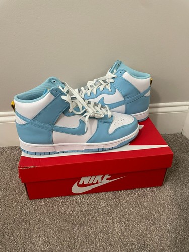 Nike Dunk High Baby Blue Size 11 New in Box | eBay