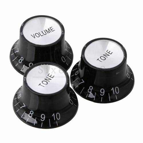 3PCS Fender Strat Guitar Control Knob Volume Tone Guitar Speed Knob | eBay