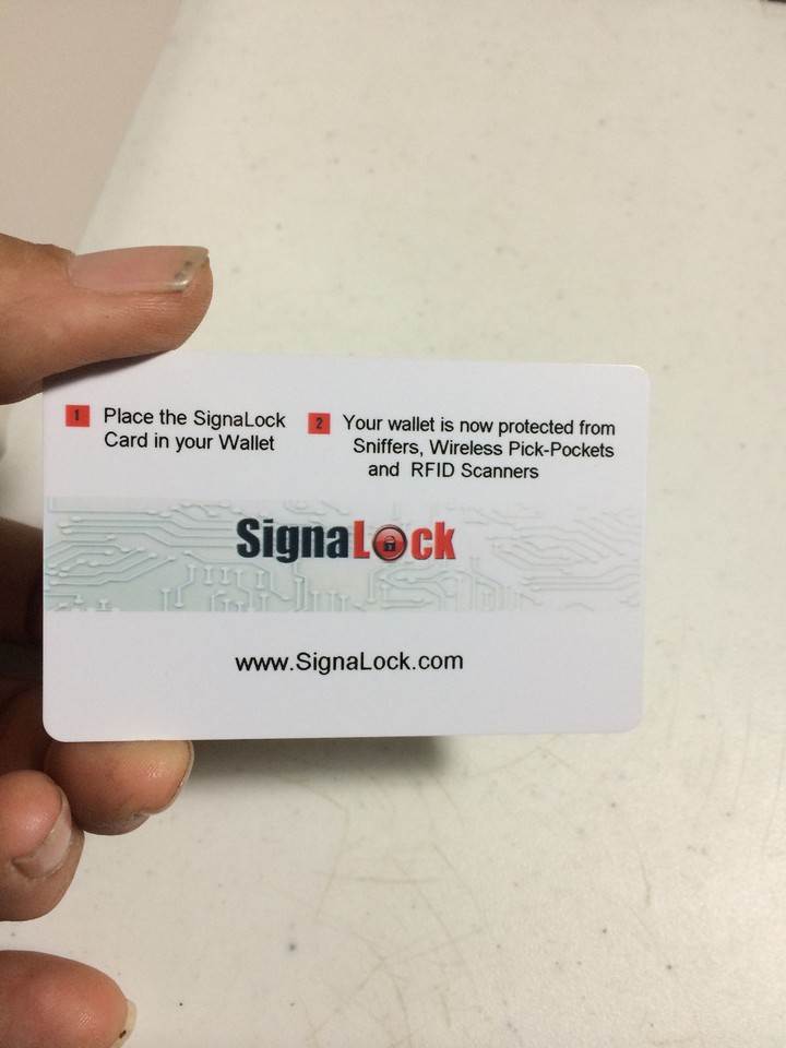 Signalock 10 pack Credit Card & wallet Protector Fast Delivery! signal ...