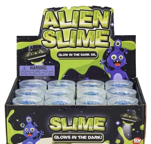 Alien Glow In The Dark Slime - Glo Slime is Super Cool Fun! | eBay