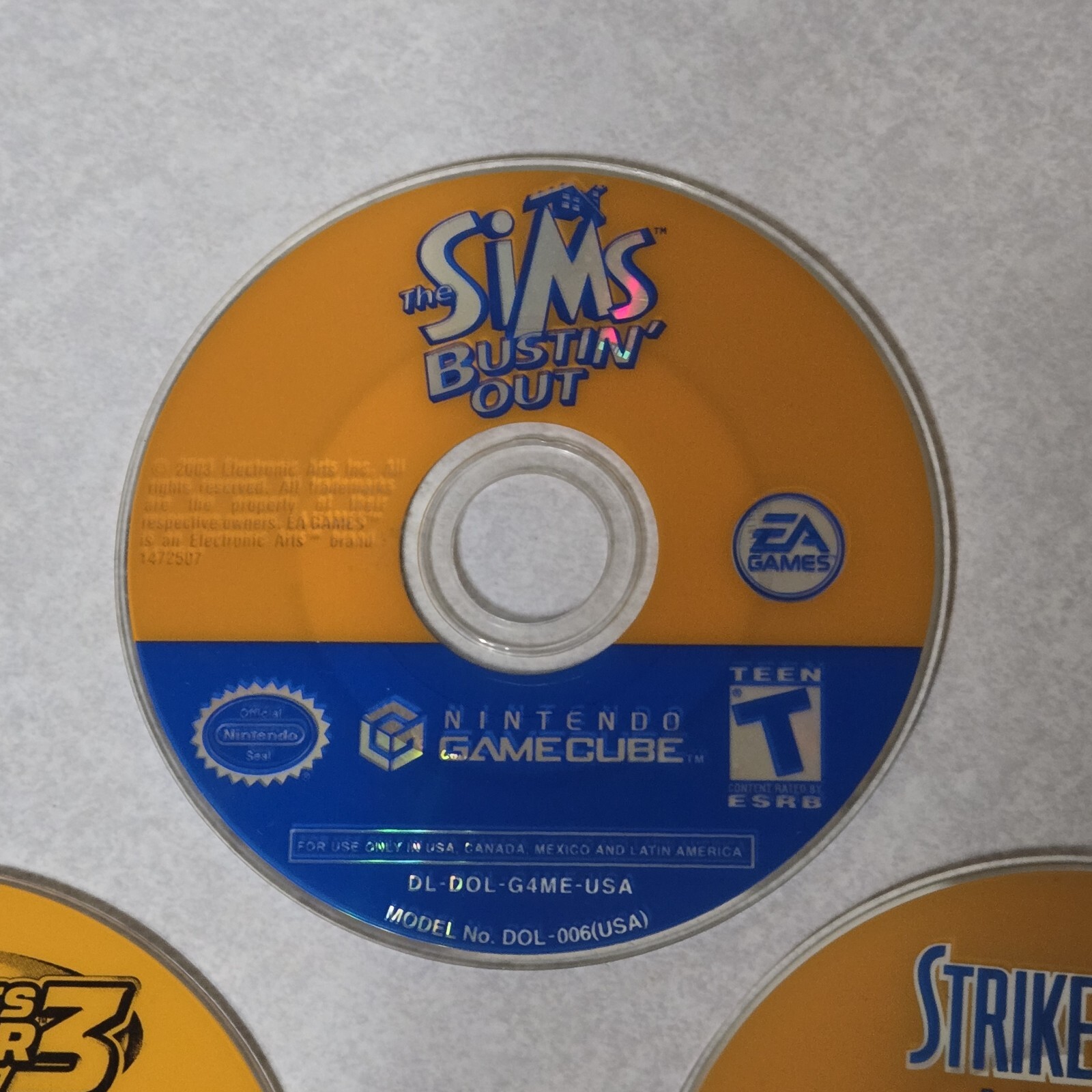 Nintendo GameCube Tony Hawk's Pro Skater 3 Strike Force Sims Bustin ...