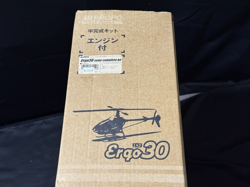 JR Propo RC Helicopter Semi Assembled kit Ergo 30 Webra 32 Engine Made ...