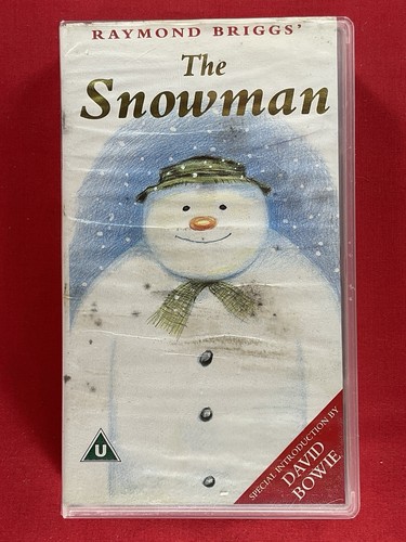 The Snowman VHS Video Raymond Briggs Special Introduction By David ...