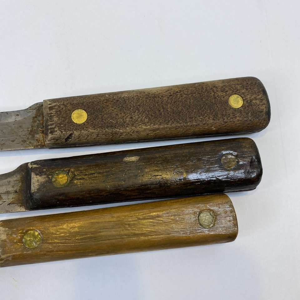 3 Vintage Old Hickory Paring Knives – Trailing Point, True Edge USA | eBay