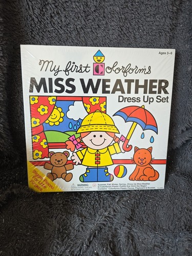 My First Colorforms Miss Weather Dress Up Set 2001 Vintage 813456024236 ...