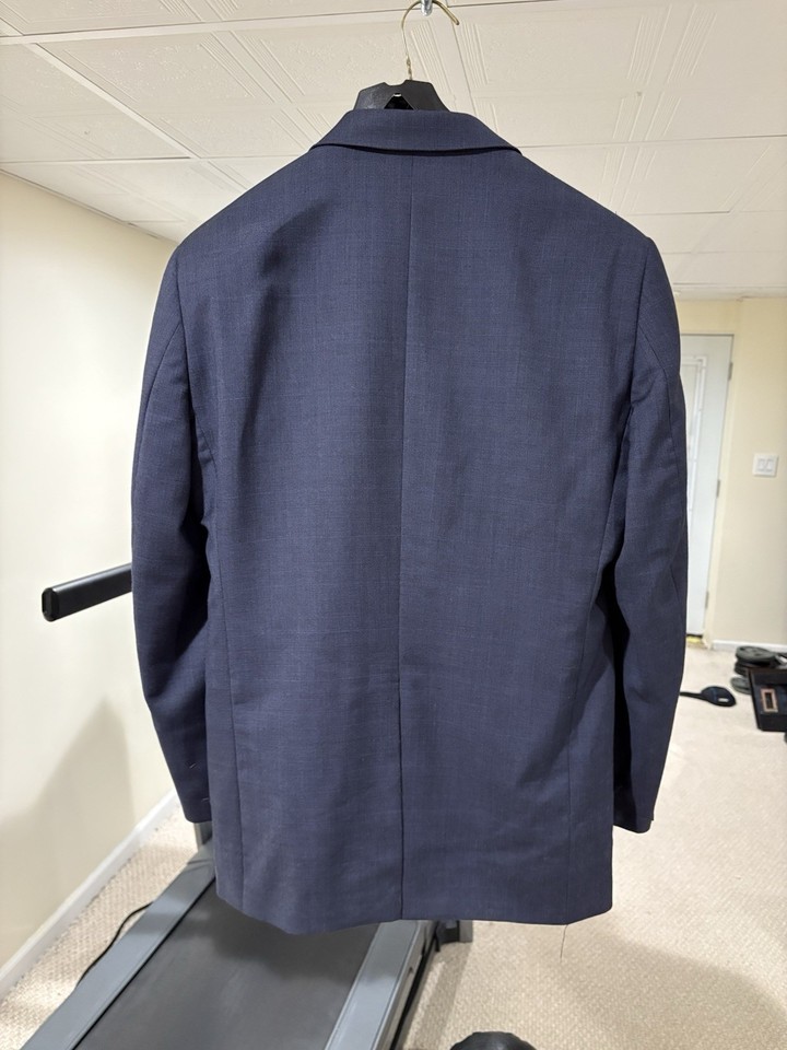 Joseph & Feiss International 2 Piece Suit 40R Navy Color Wool | eBay UK