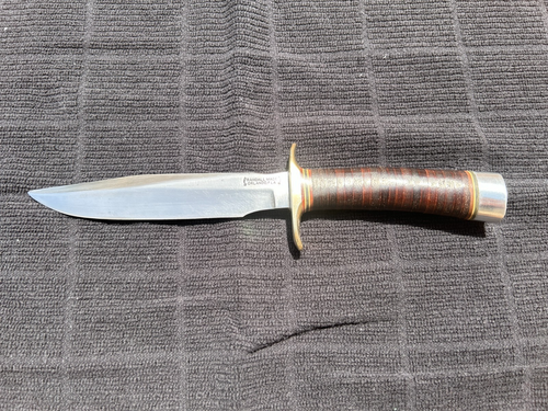 Vintage Randall Model 1 Hunting Knife – 6" Carbon Steel Blade, Leather ...
