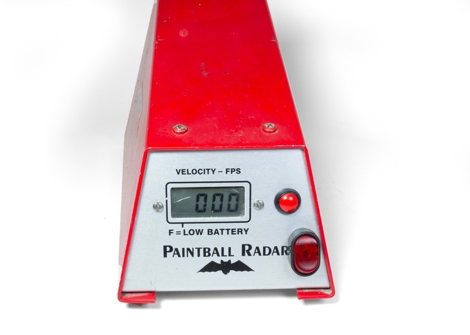 Paintball / Airsoft Radar Chronograph Big Red Chrono | eBay