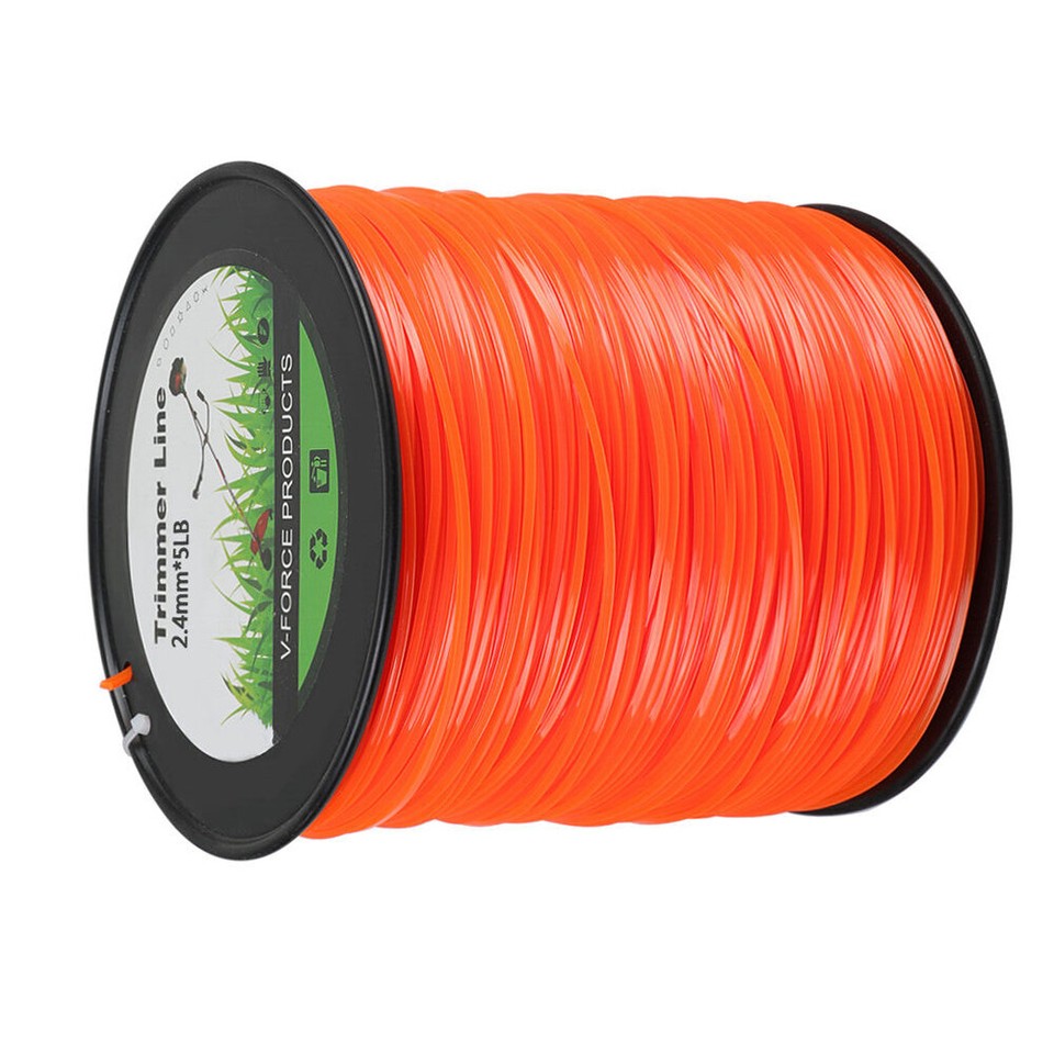 1/2/4 Pack 1300FT 5lb .095 Square String Trimmer Line Nylon Weed Eater ...