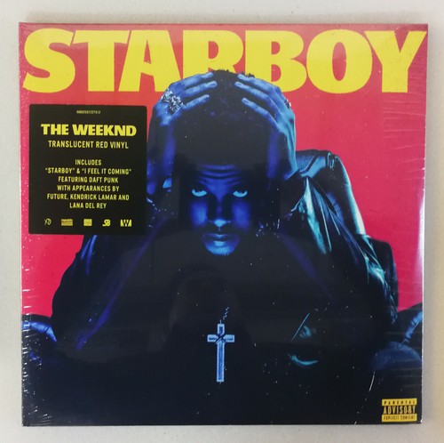 2x 12" LP Vinyl The Weeknd Starboy Translucent Red Vinyl - WM277 | eBay