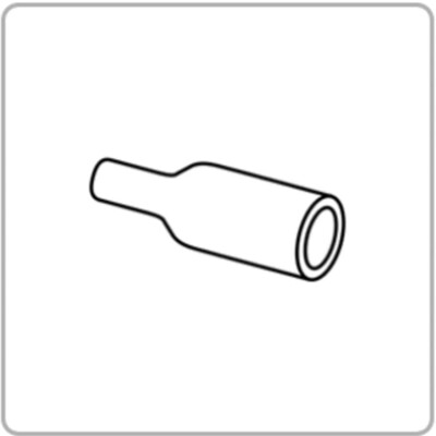 Heat Shrink Boot Lipped:1.12" to 0.26" front,1.12" to 0.56" Back | eBay