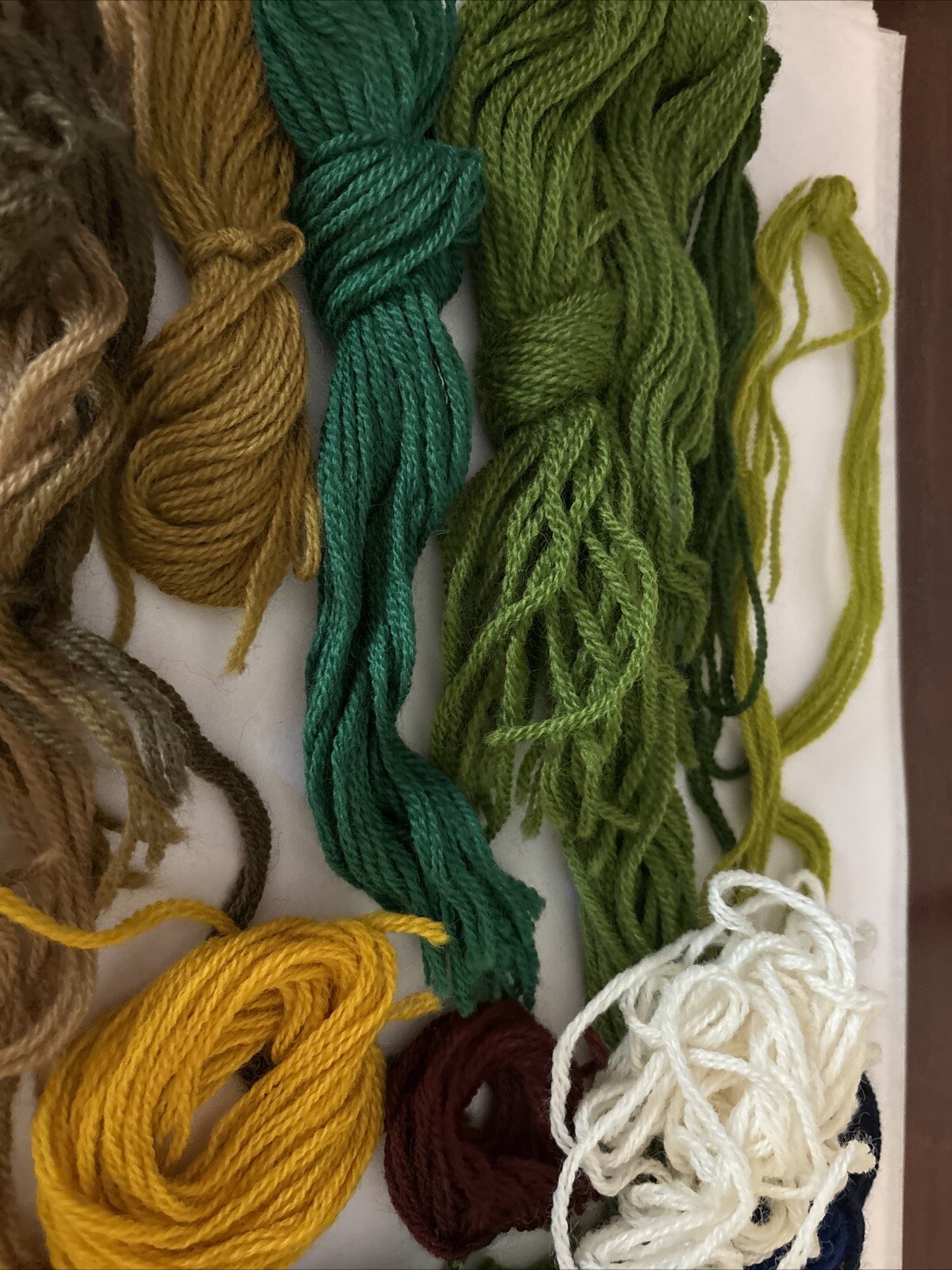 Mixed Lot-Wool Tapestry/Needlepoint Yarn-Multiple Colors- Approx 10.5 ...