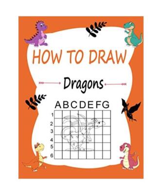 How to draw dragons: Learn how to draw using the easy grid method ...
