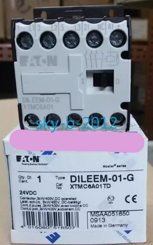 1 PCS NEW EATON DILEEM-01-G (24VDC) small contactor | eBay