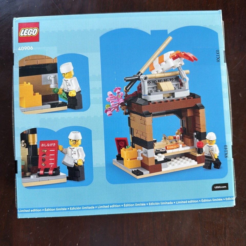 NEW LEGO RESTAURANTS of the WORLD: JAPAN SET 40906 gwp promo sushi shop ...