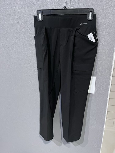 NEW With Tags Eddie Bauer Women’s Black Incline Utility Capri Size ...
