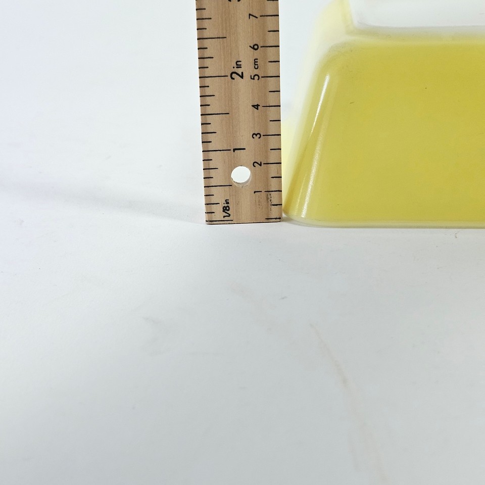 Vintage Pyrex Primary Yellow Baking Casserole Refrigerator Dish 0503 ...