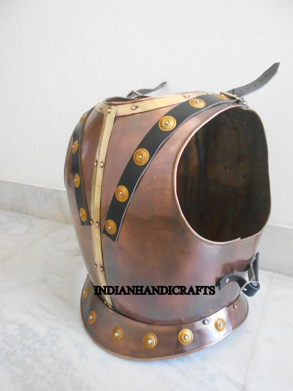 Medieval spartan copper plating chest cuirass Breastplate Halloween ...