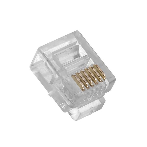 Rj12 Modular Plugs 6p6c for Solid 50 Pcs Connectors for sale online | eBay