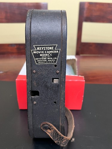 KEYSTONE MODEL C MOVIE CAMERA- VINTAGE VIDEO / PHOTOGRAPHY- FOR PARTS ...