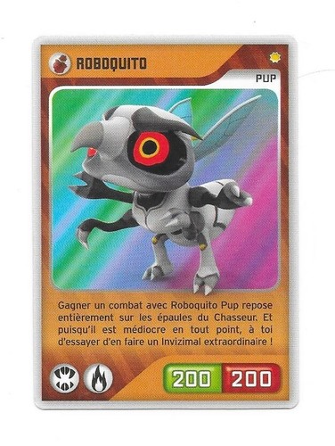 Carte - InviZimals - N°289 - Roboquito - 2013 | eBay