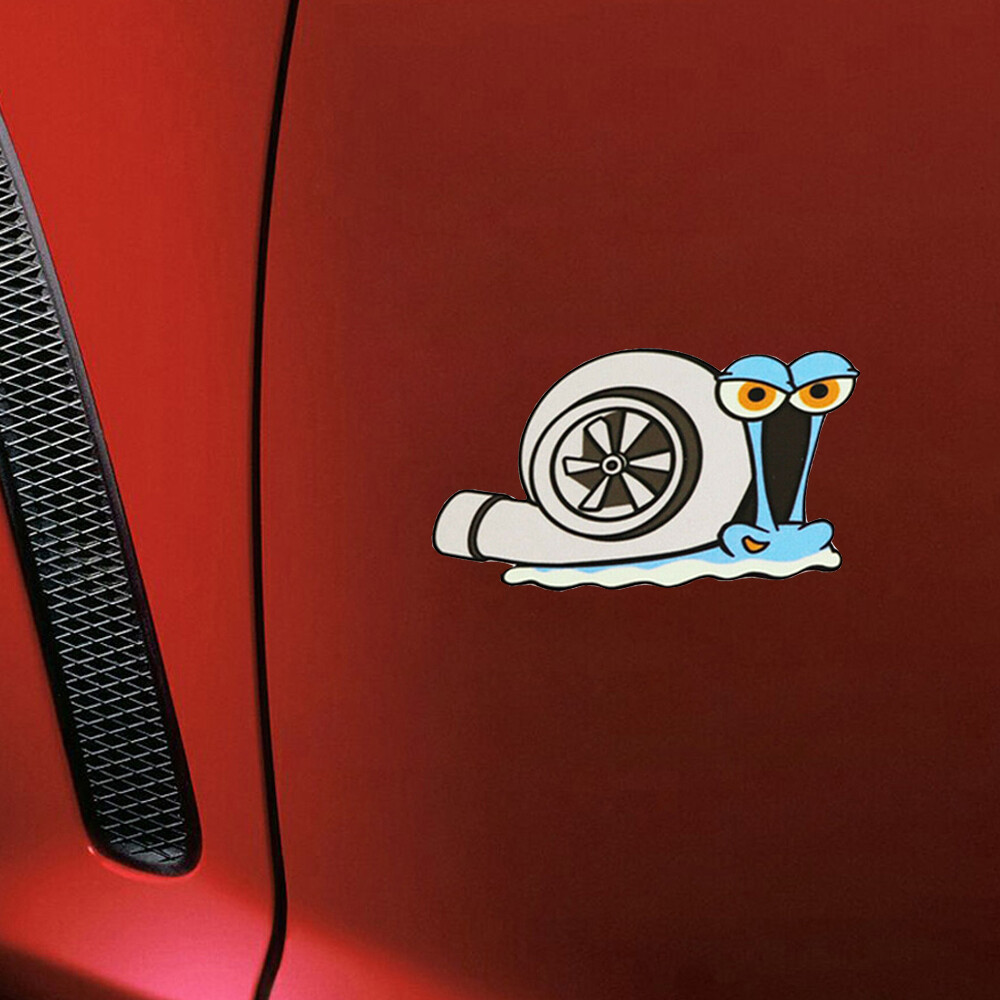 1x Turbo Snail Funny Sticker Car Styling Window Bumper Trunk Decal ...