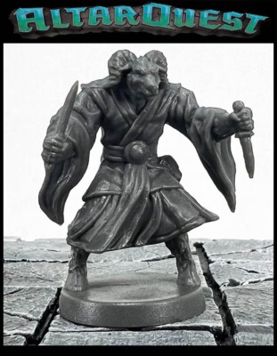 Billy The Kindler Beastman DnD RPG Fantasy Miniature Altar Quest FLAT ...