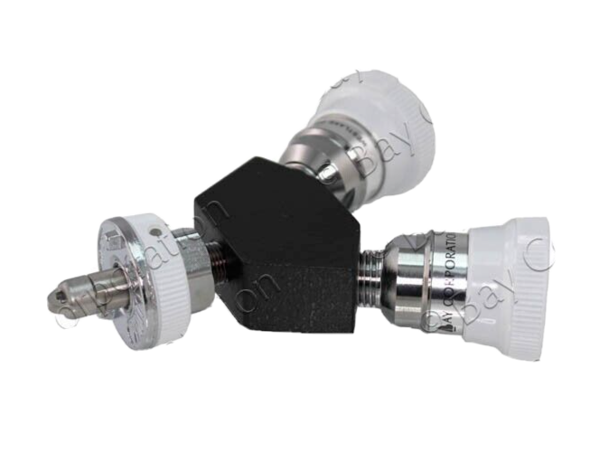 Gas Fitting Ohmeda Y-Block, Male Quick-Connect Inlet x Female Coupler ...