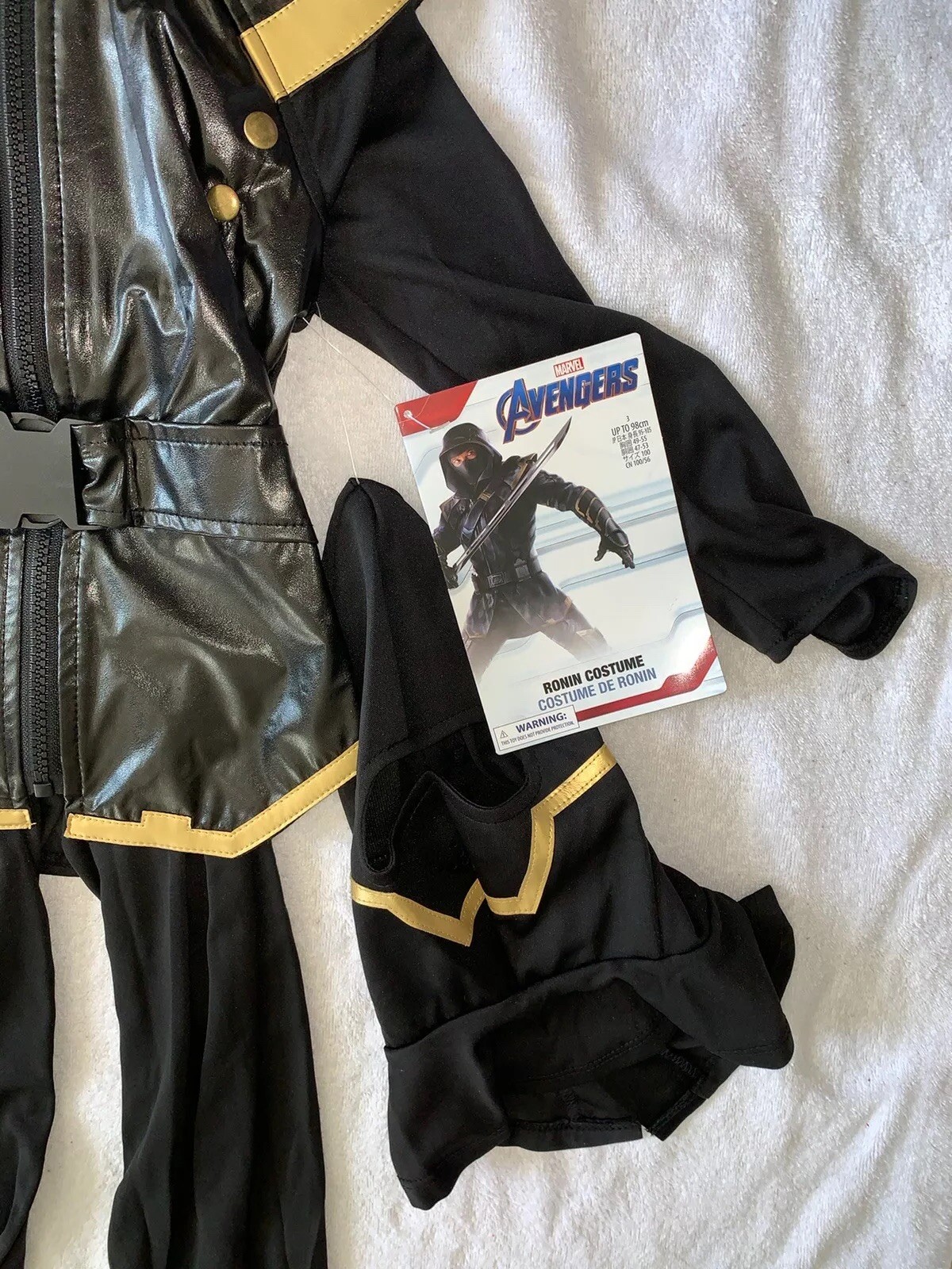 Marvel Ronin Costume for Kids Avengers: Endgame Size 3 Black 3pc ...