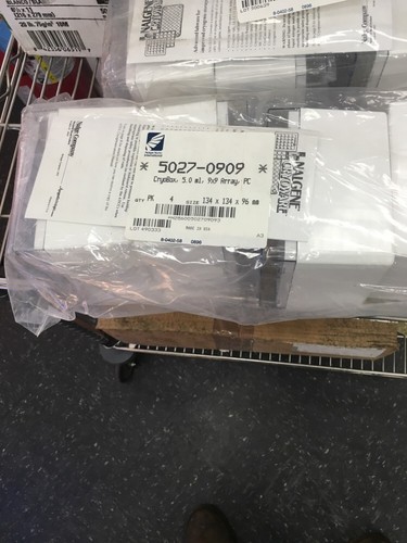 Pack of 4 -NALGENE #5027-0909 WHITE CRYOBOX 5.0 ml, 9x9 Array, PC ...