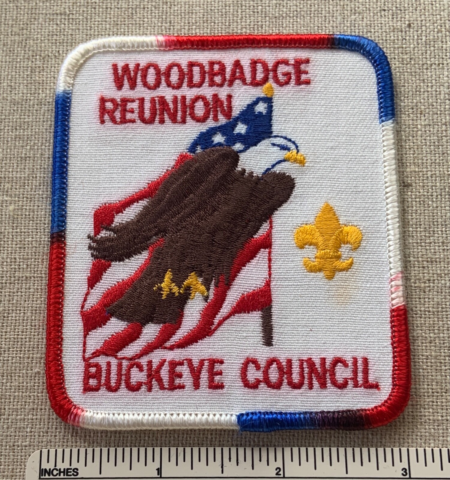 BUCKEYE COUNCIL Boy Scout Woodbadge Reunion PATCH BSA Eagle Badge Camp ...