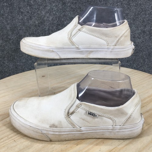 Vans Shoes Womens 8.5 Off The Wall Classic Slip On Loafer 721356 White ...