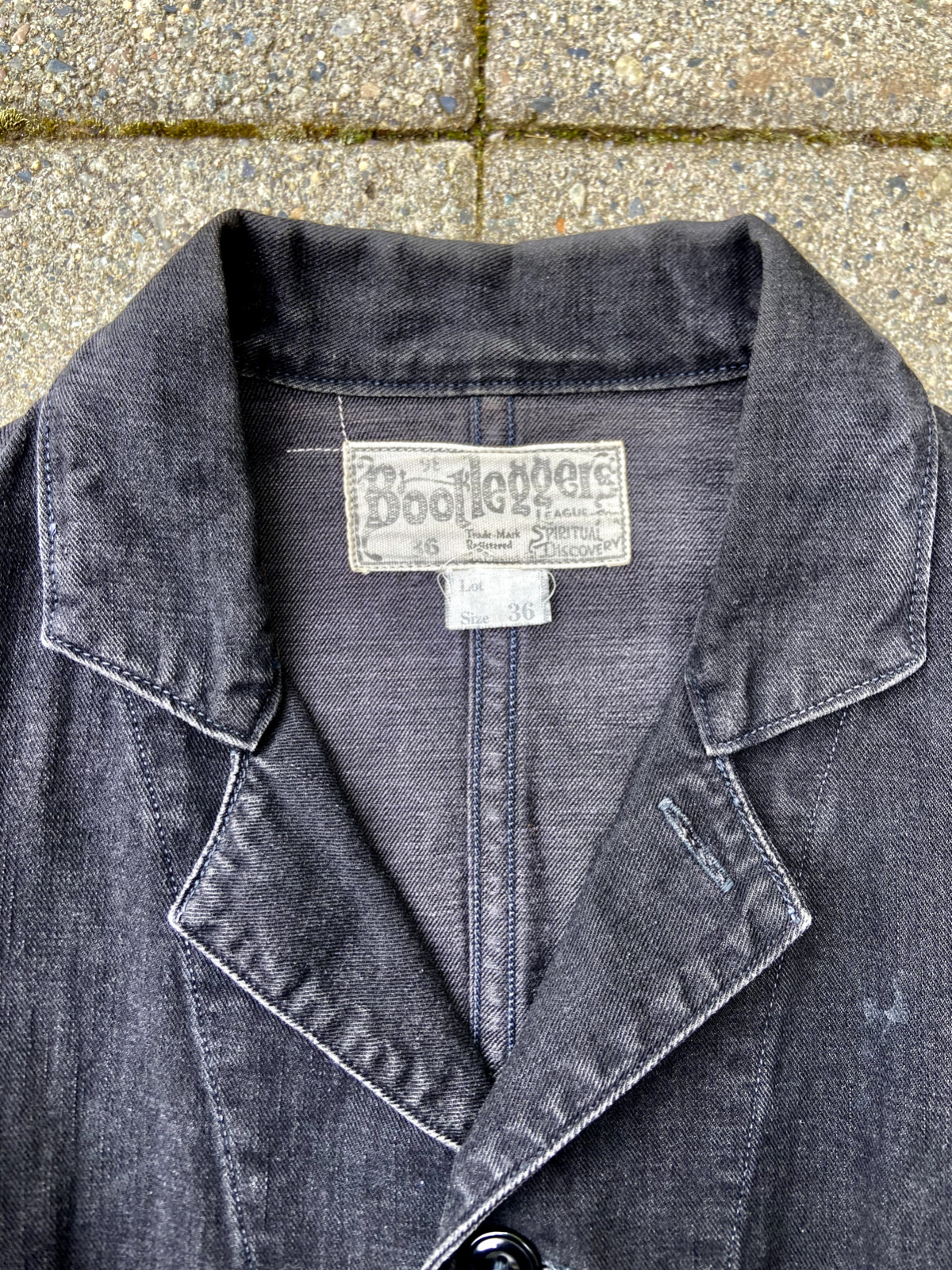 Freewheelers Black Cotton Conductor Jacket Chore Coat… - Gem