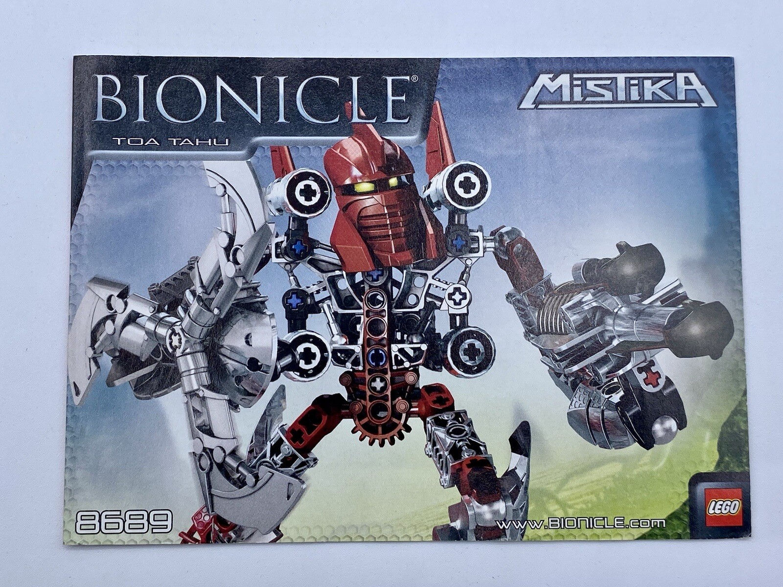 LEGO Bionicle (8689) ~ INSTRUCTIONS MANUAL Only Book ~ Toa Tahu ...