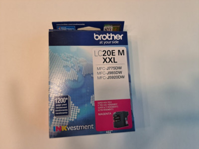 Genuine Brother LC20E M XXL Magenta Ink Cartridge NEW Sealed | eBay