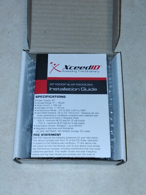 Schlage Linear XceedID XF1500D-P SXF-1500P Prox Card Reader Black New ...