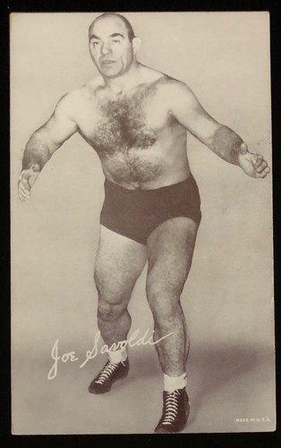 JOE SAVOLDI WRESTLER 1947-1966 ARCADE EXHIBIT CARD | eBay